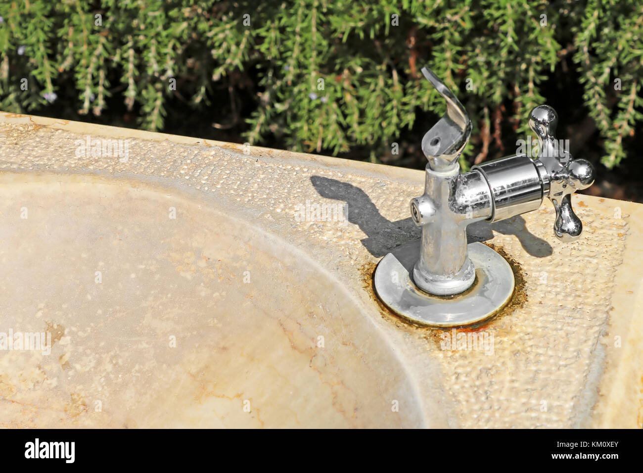 Park water tap Stock Photo - Alamy