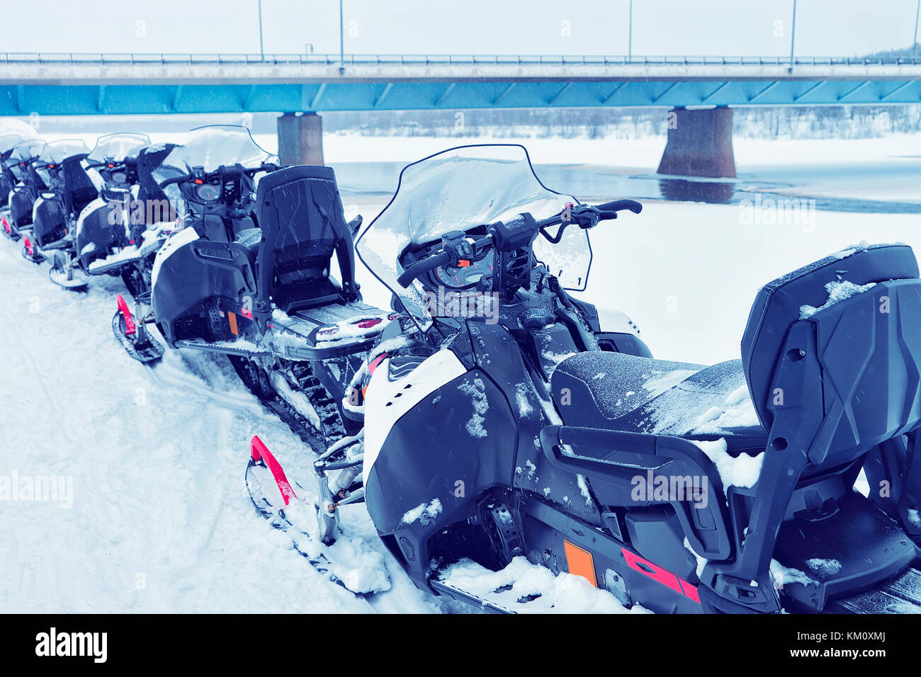 European Snowmobiles High Resolution Stock Photography and Images - Alamy