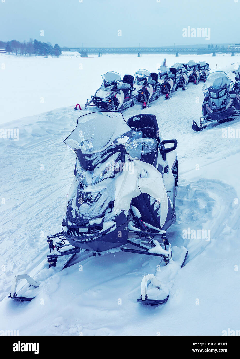 European snowmobiles hi-res stock photography and images - Alamy