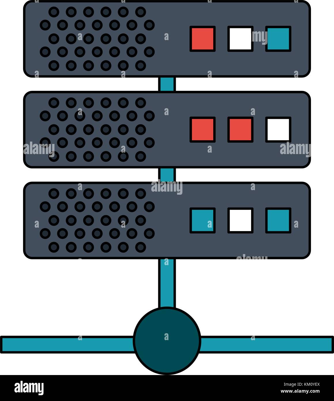Servers internet technology Stock Vector Image & Art - Alamy