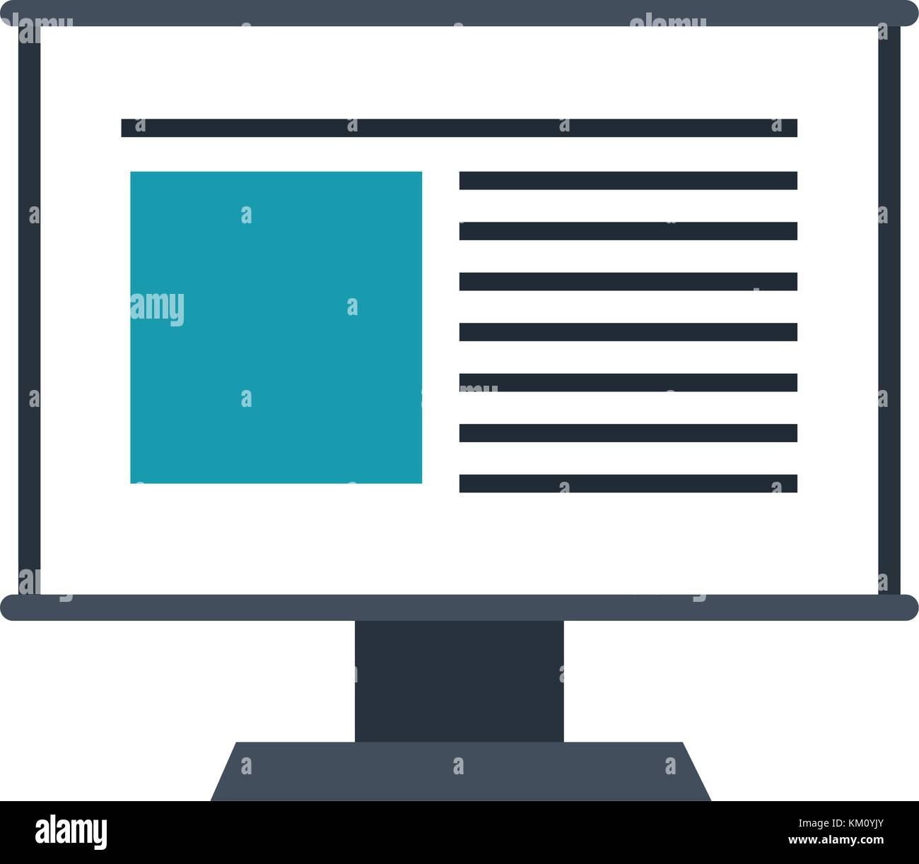 Computer screen technology Stock Vector Image & Art - Alamy