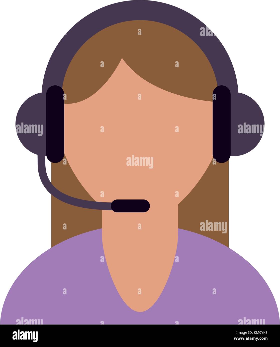 Call center agent symbol Stock Vector Image & Art - Alamy