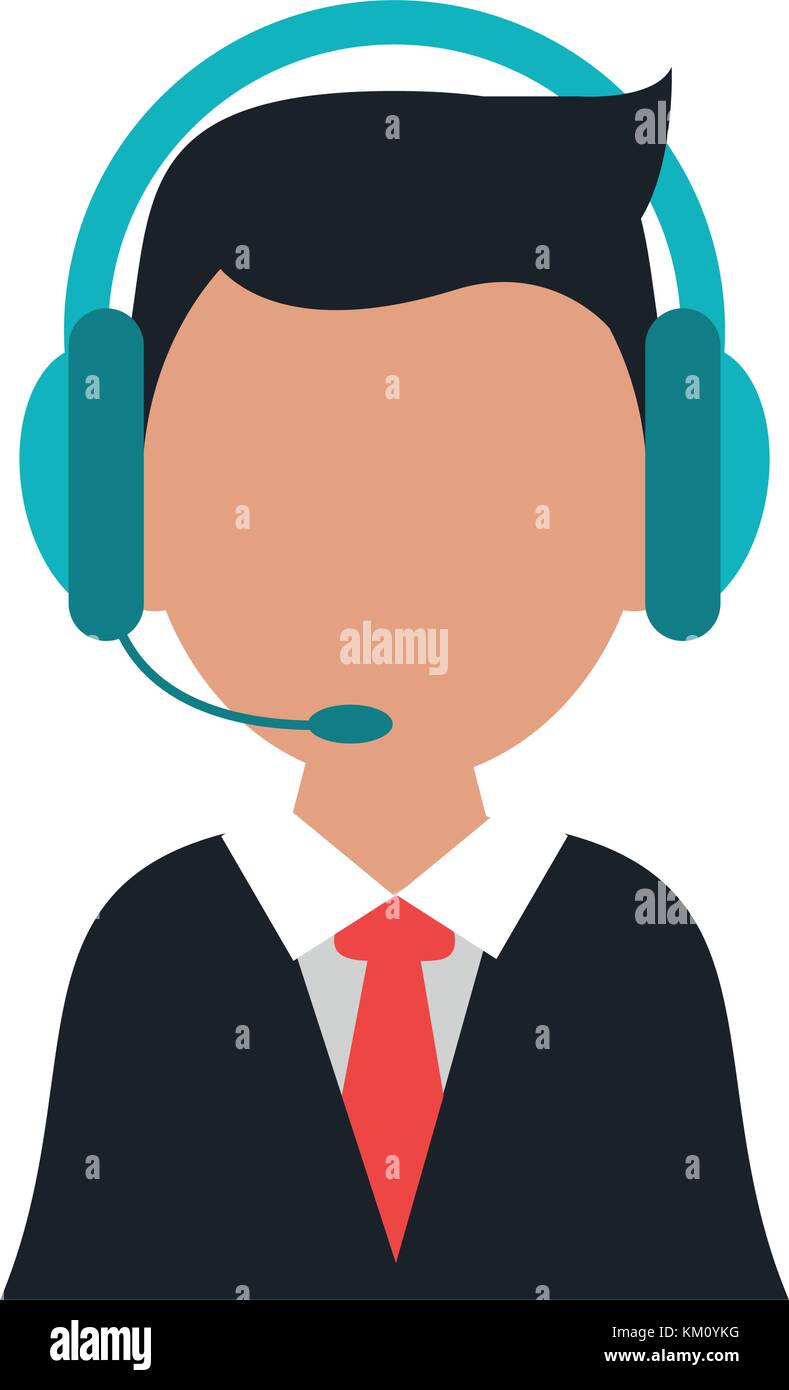 Call center agent symbol Stock Vector Image & Art - Alamy