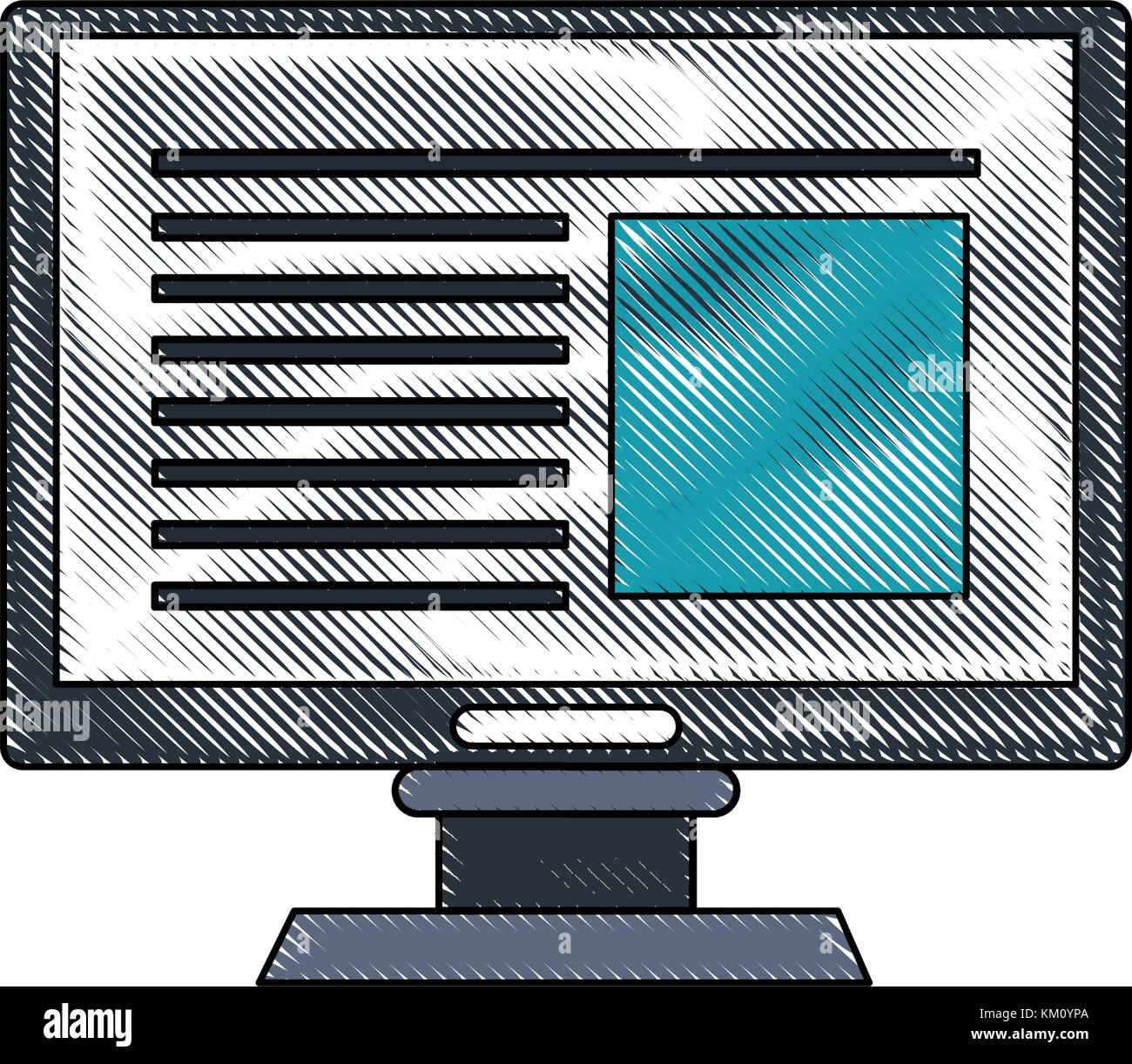 Computer screen technology Stock Vector Image & Art - Alamy
