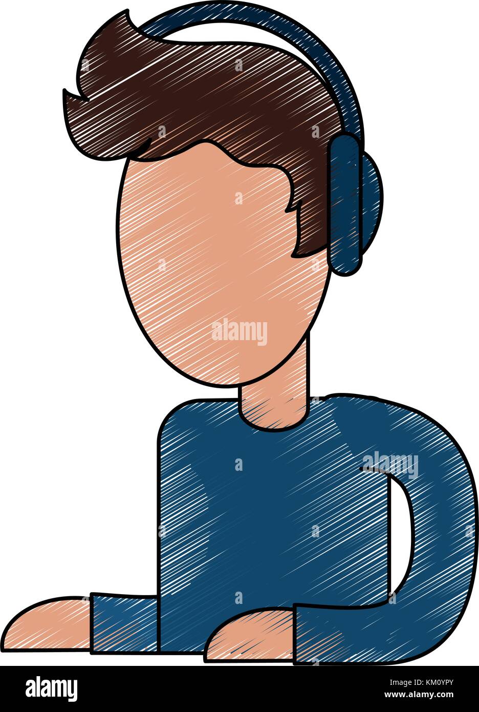 Call center agent symbol Stock Vector Image & Art - Alamy