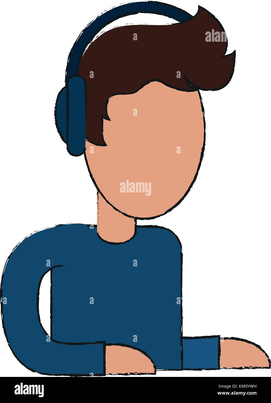 Call center agent symbol Stock Vector Image & Art - Alamy