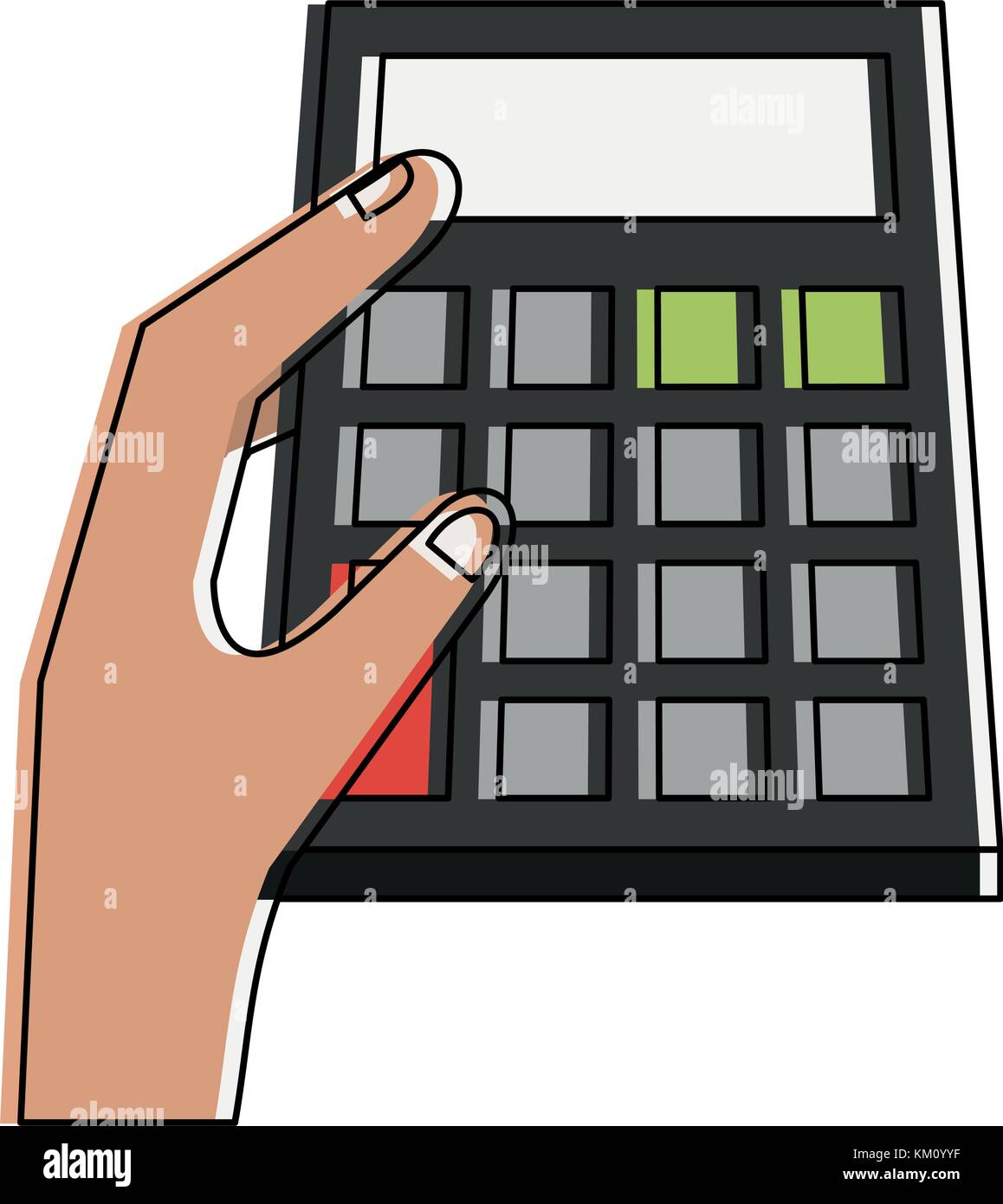 Flat icon financial calculator buttons hi-res stock photography and ...