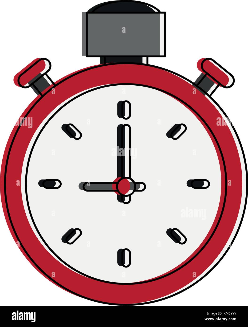Classic sport chronometer Stock Vector Image & Art - Alamy