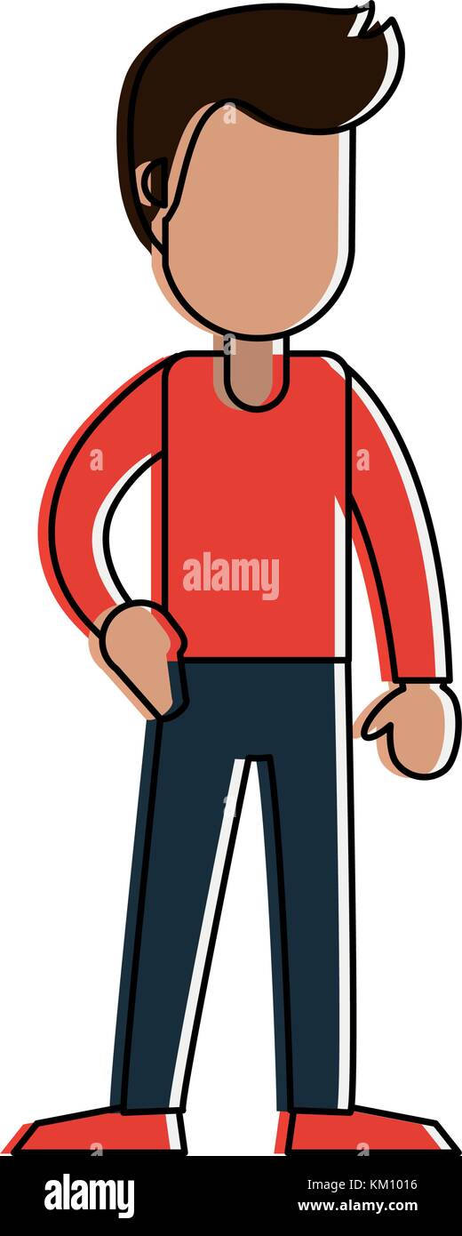 Man faceless cartoon Stock Vector Image & Art - Alamy