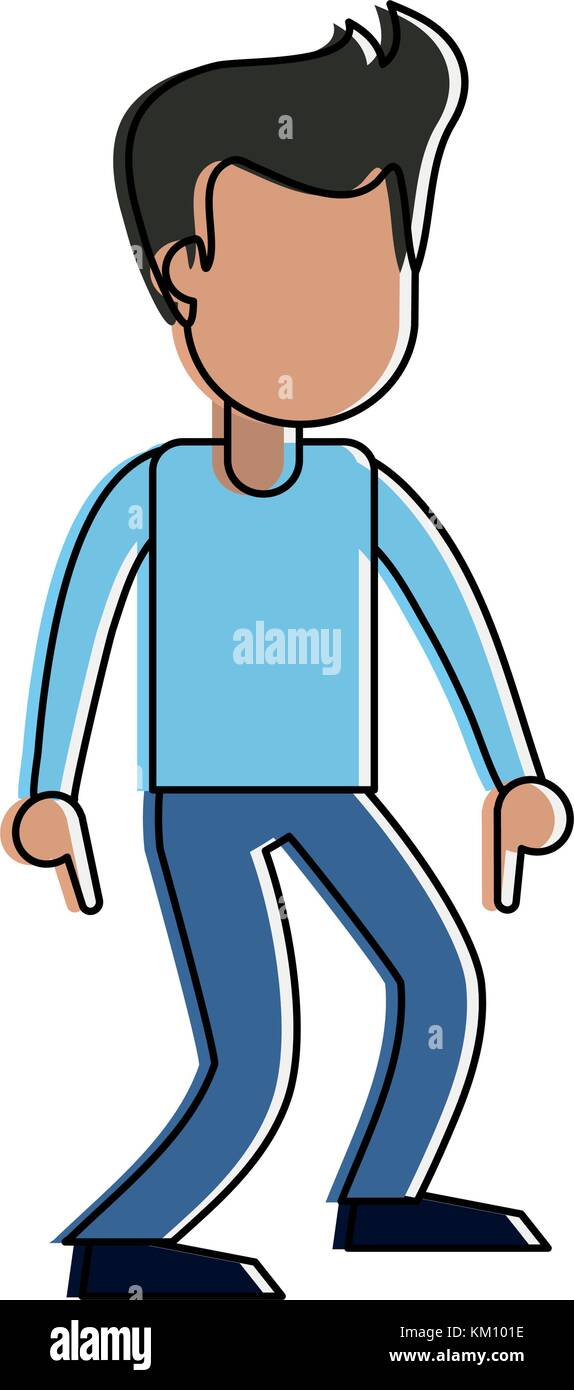 Man faceless cartoon Stock Vector Image & Art - Alamy