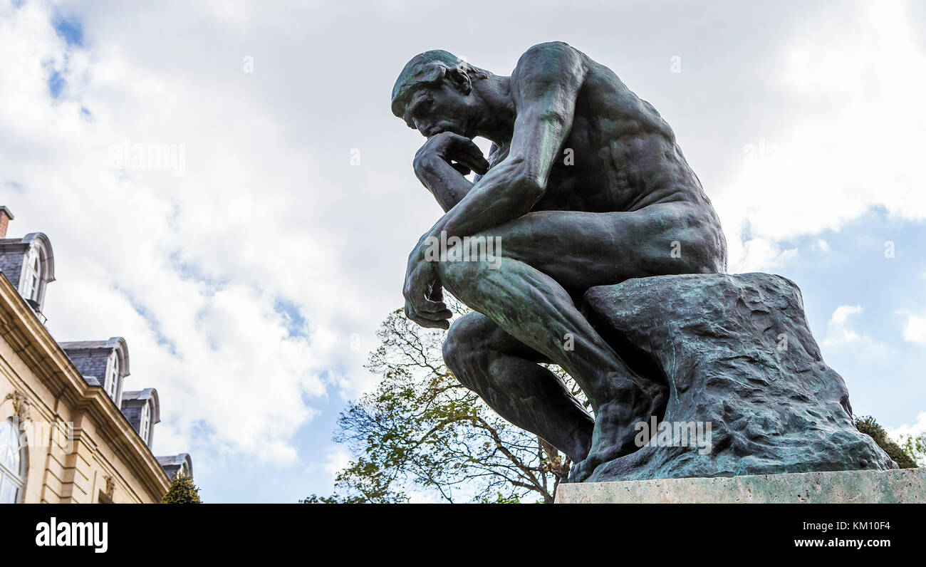 PARIS, FRANCE, APRIL 23, 2017 : exteriors, sculptures and gardens of ...