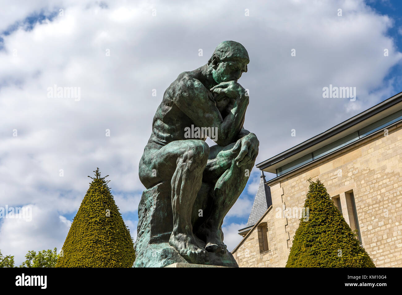 PARIS, FRANCE, APRIL 23, 2017 : exteriors, sculptures and gardens of ...