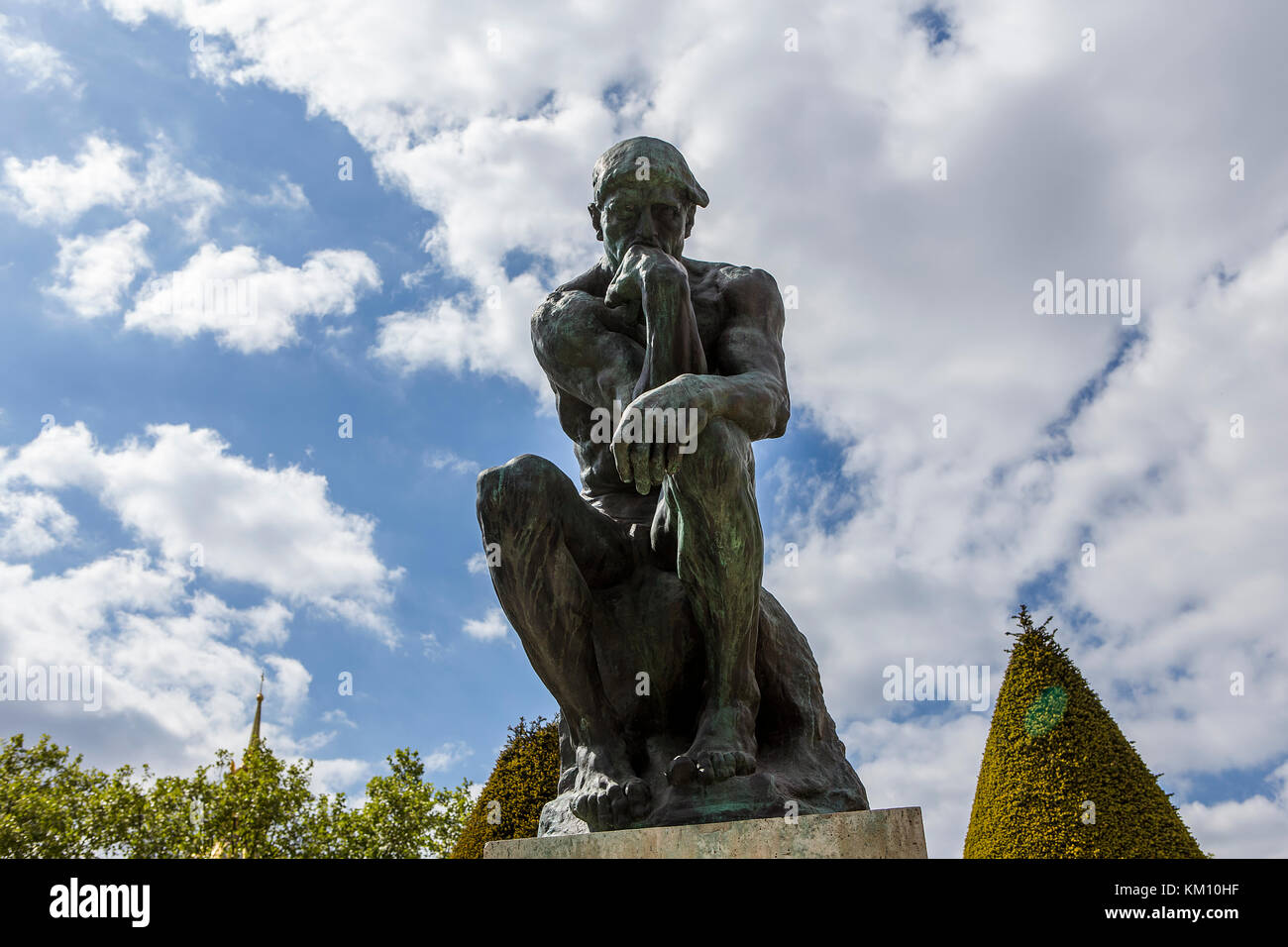 PARIS, FRANCE, APRIL 23, 2017 : exteriors, sculptures and gardens of ...