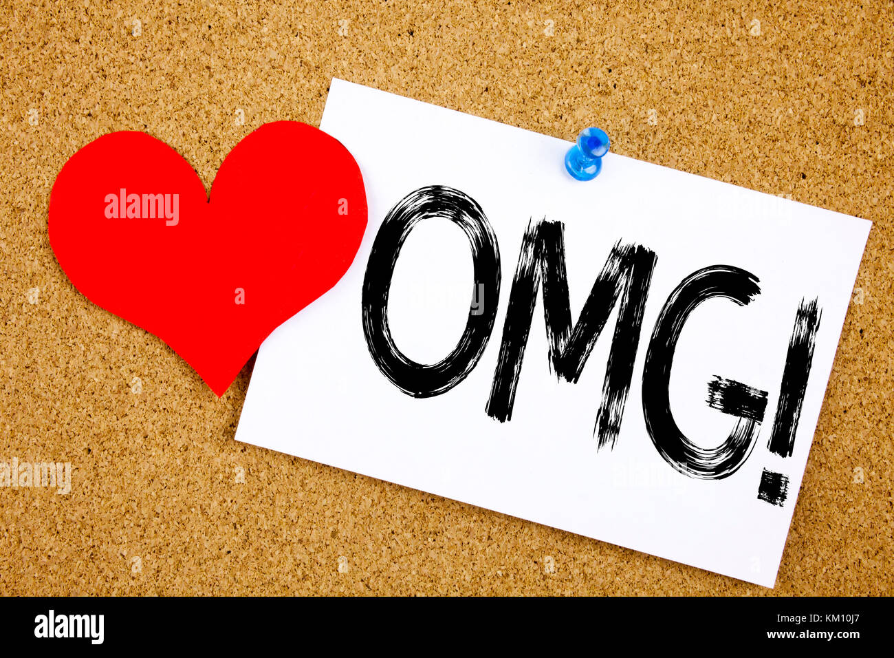 Conceptual hand writing text caption inspiration showing OMG Oh My God ...