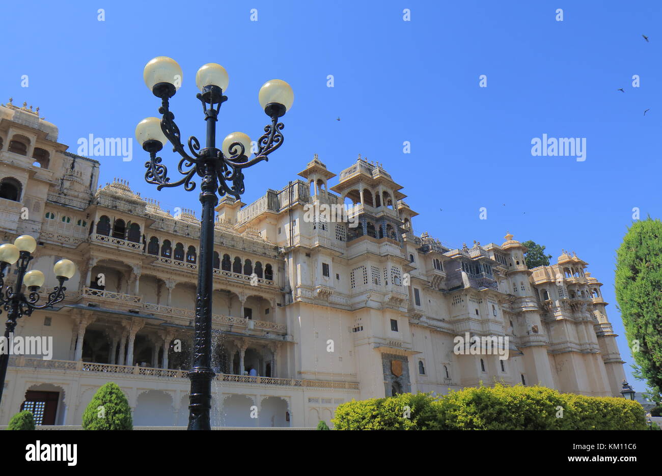 Historical landmark of City Palace in Udaipur India Stock Photo - Alamy