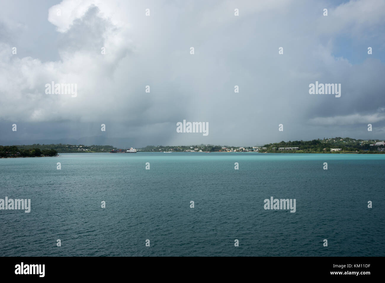 PORT VILA, VANUATU, PACIFIC ISLANDS-DECEMBER 1,2016: Stormy weather ...