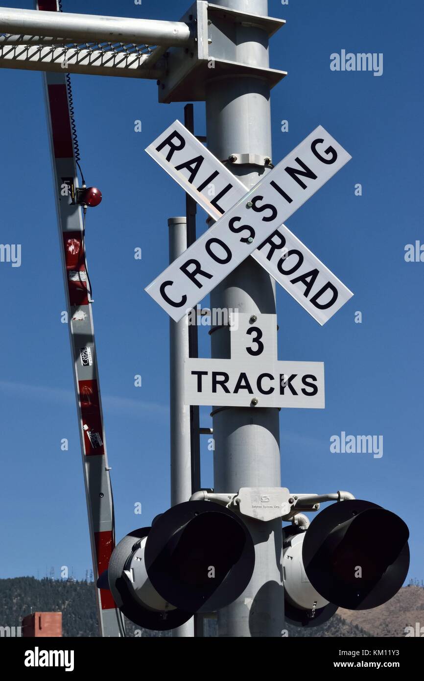 Traffic signs communication road construction hi-res stock photography ...