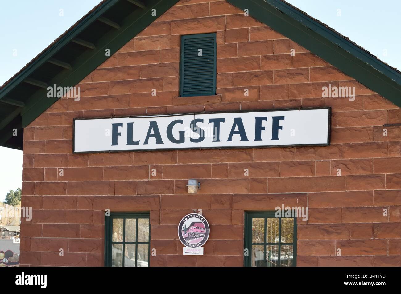 Flagstaff arizona town city downtown hi-res stock photography and ...