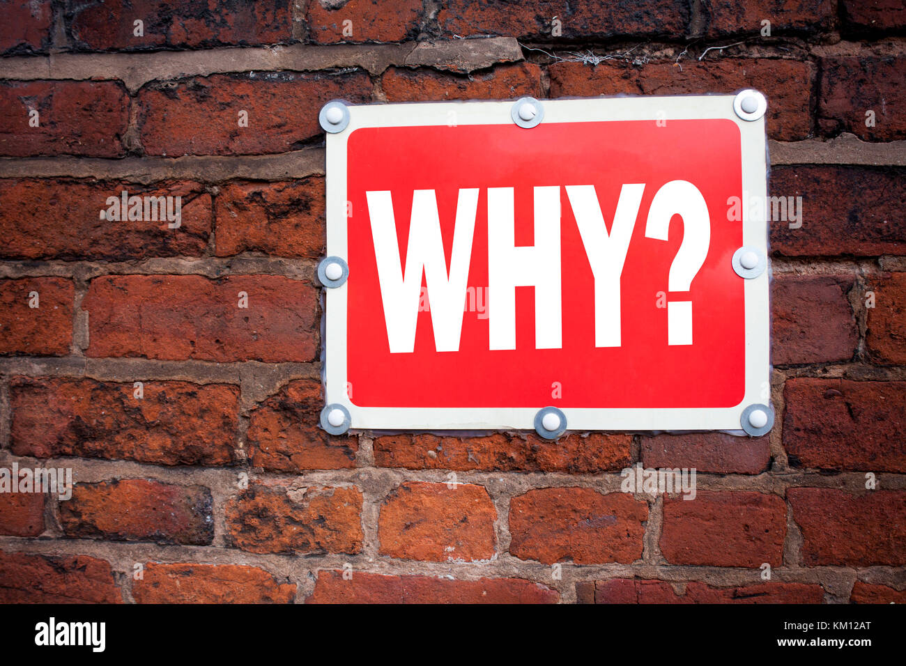 Hand writing text caption inspiration showing Why question concept ...