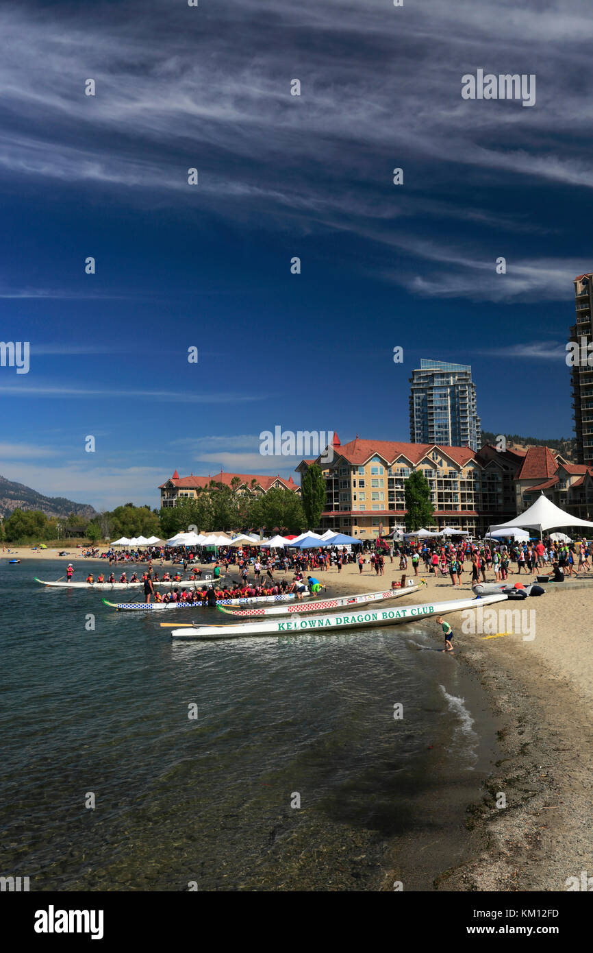 The annual Dragon Boats race at Tugboat Bay, Waterfront Park, Downtown ...