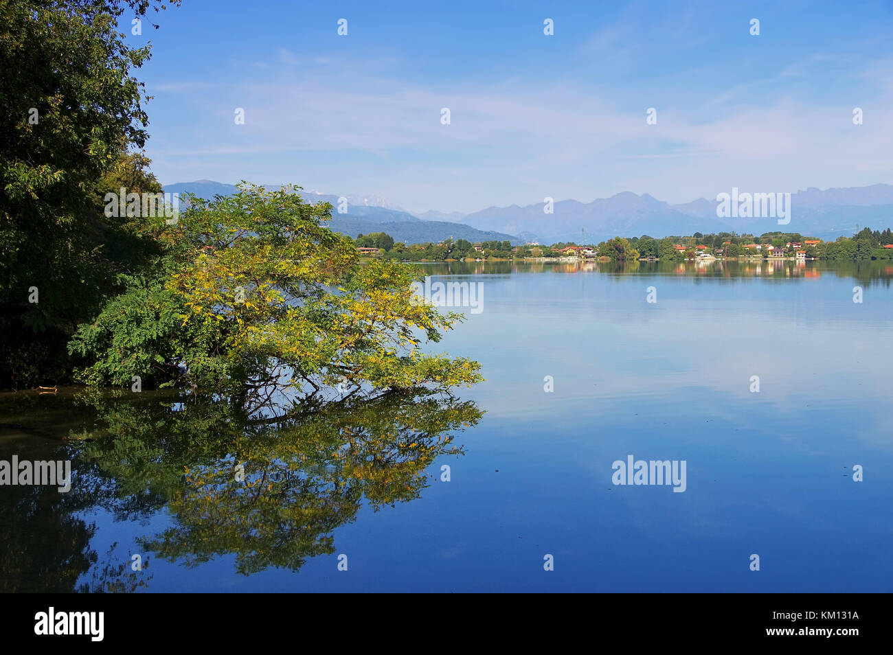 Lago di monate hi-res stock photography and images - Alamy