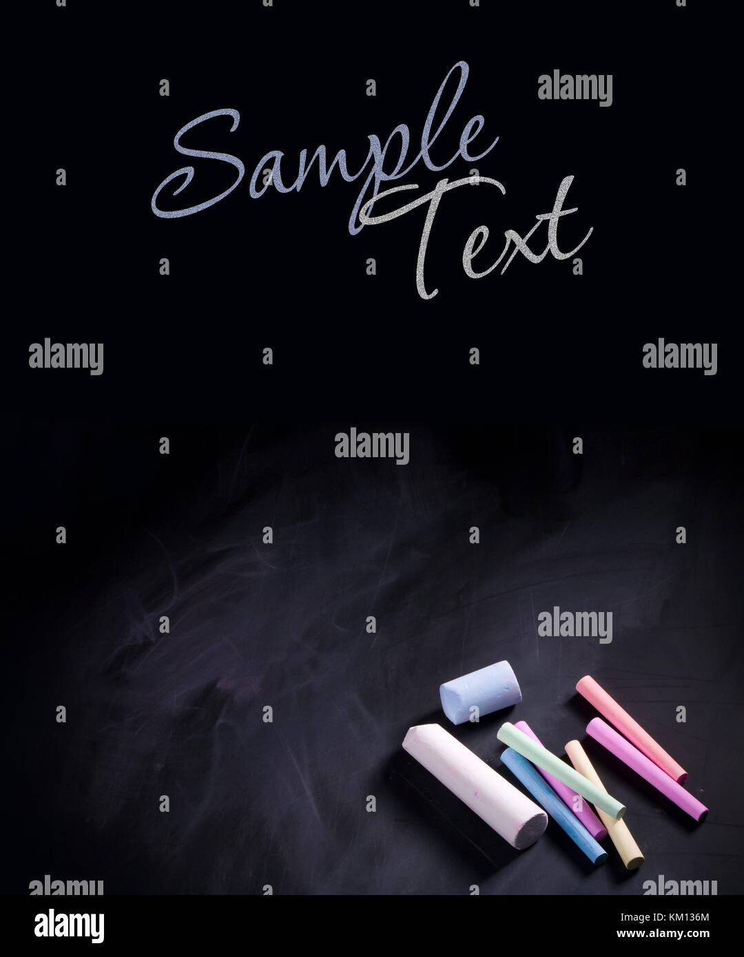 Blackboard - space for text Stock Photo - Alamy
