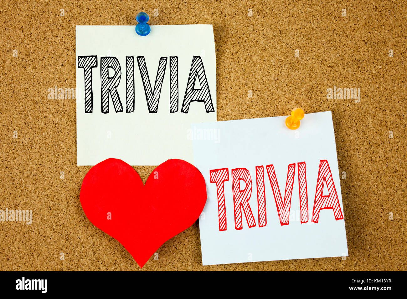 Conceptual hand writing text caption inspiration showing Trivia concept ...