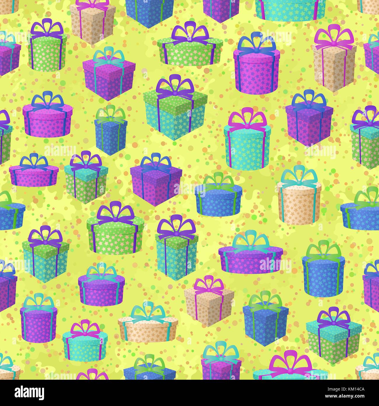 Vector gift boxes green Stock Vector Images - Alamy