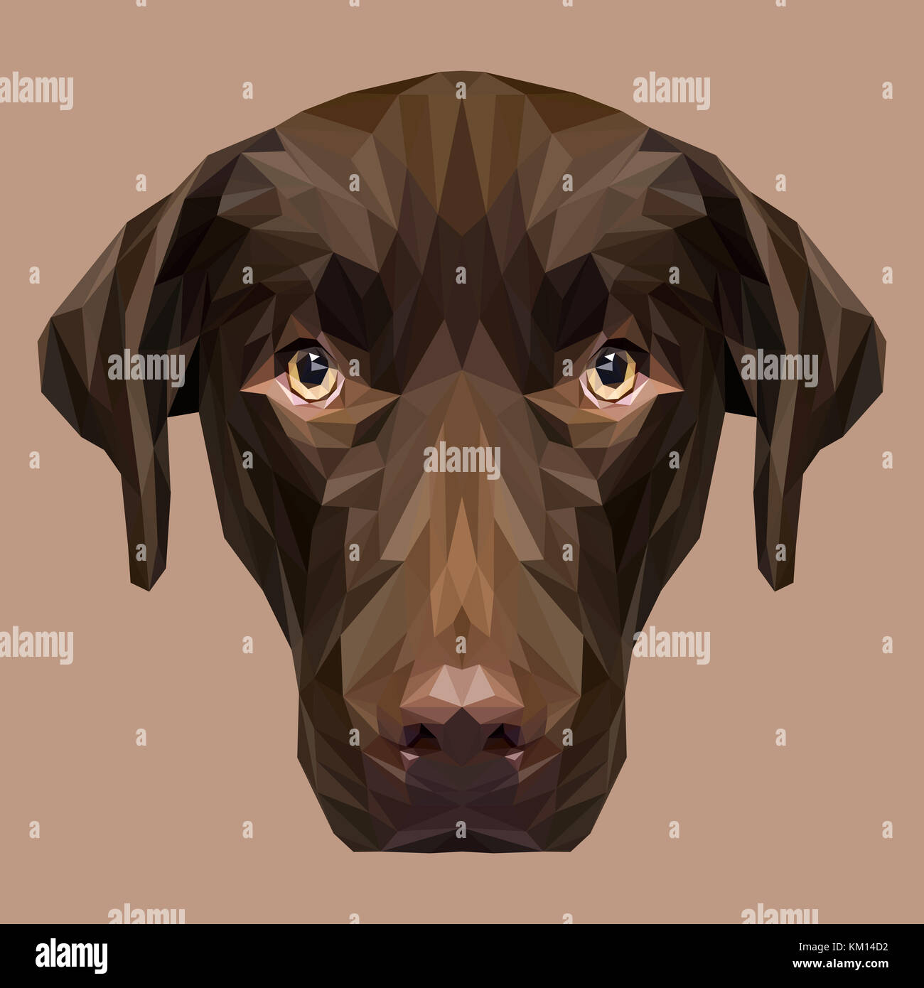 Labrador Retriever Silhouette High Resolution Stock Photography and ...