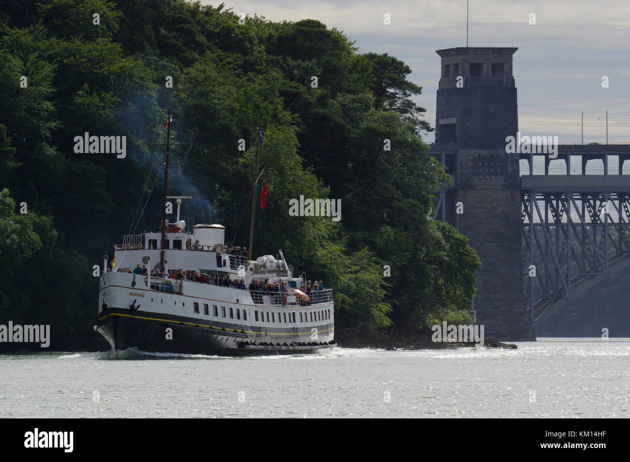 MV Balmoral on the Menai Strait Stock Photo - Alamy