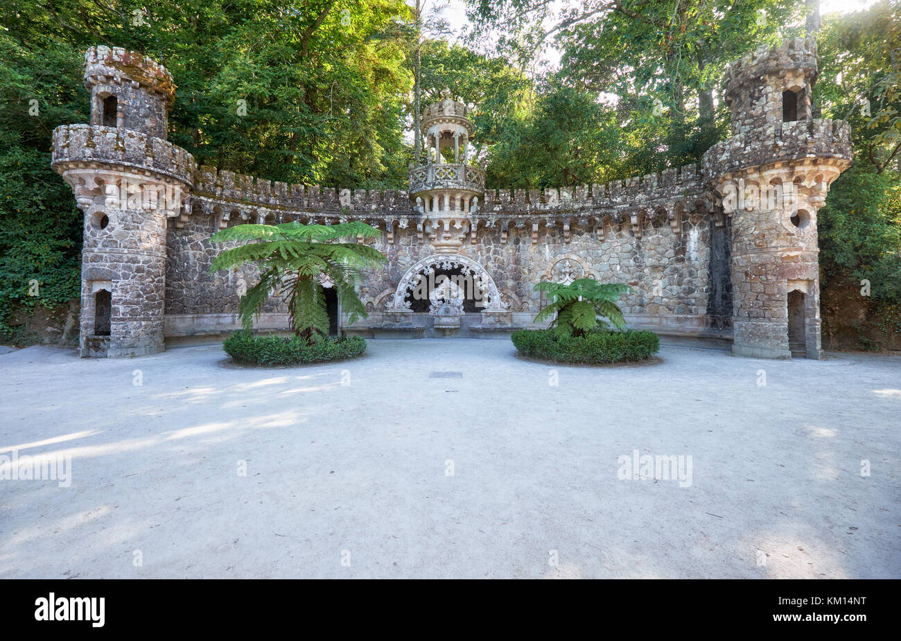 Portal of the Guardians consisting of two towers flanking a central ...