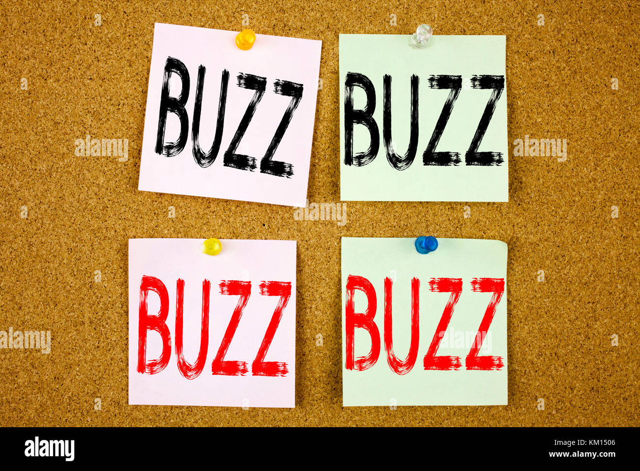 Conceptual hand writing text caption inspiration showing Buzz Business ...