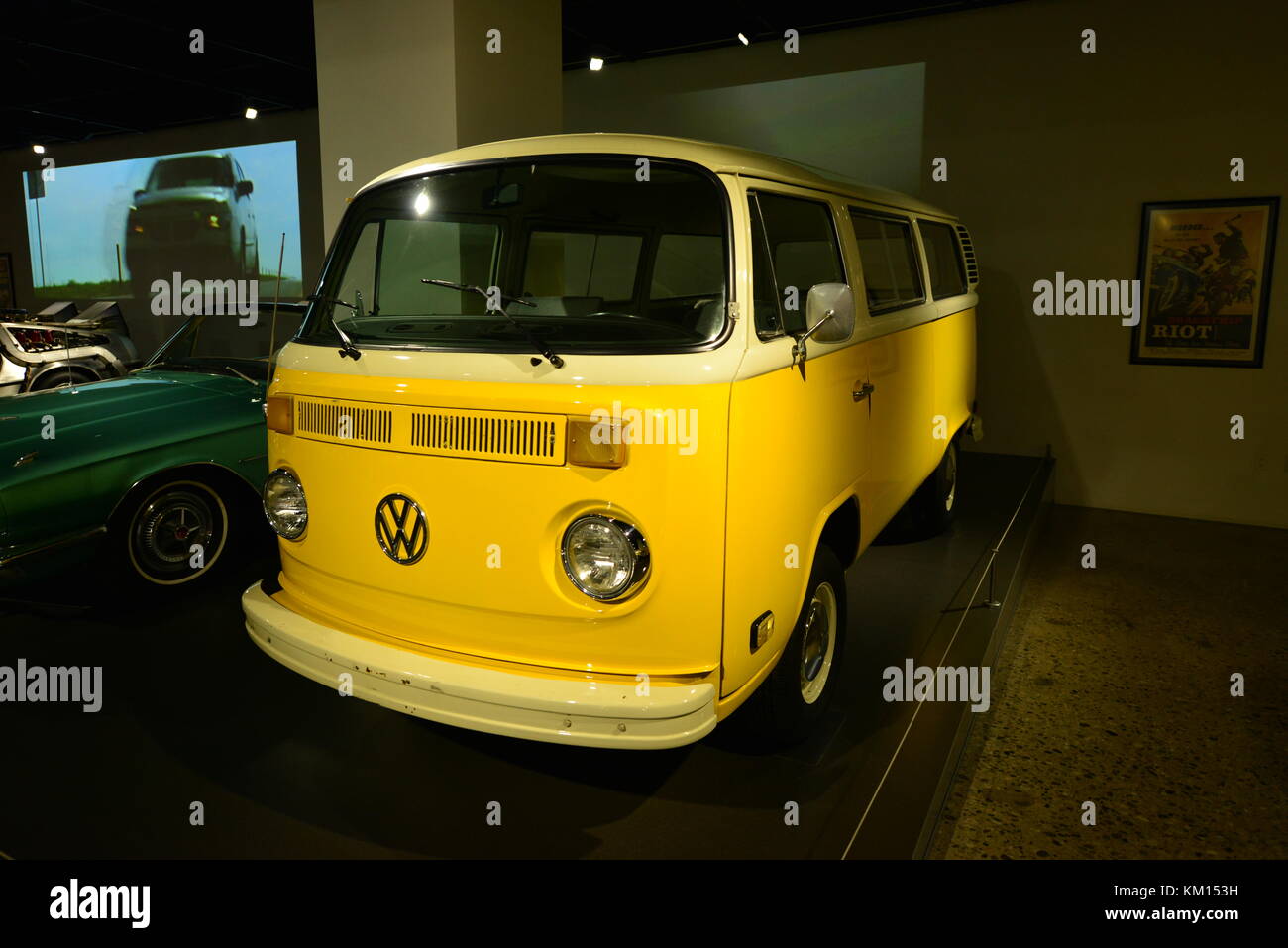 Bright yellow vw camper van hi-res stock photography and images - Alamy