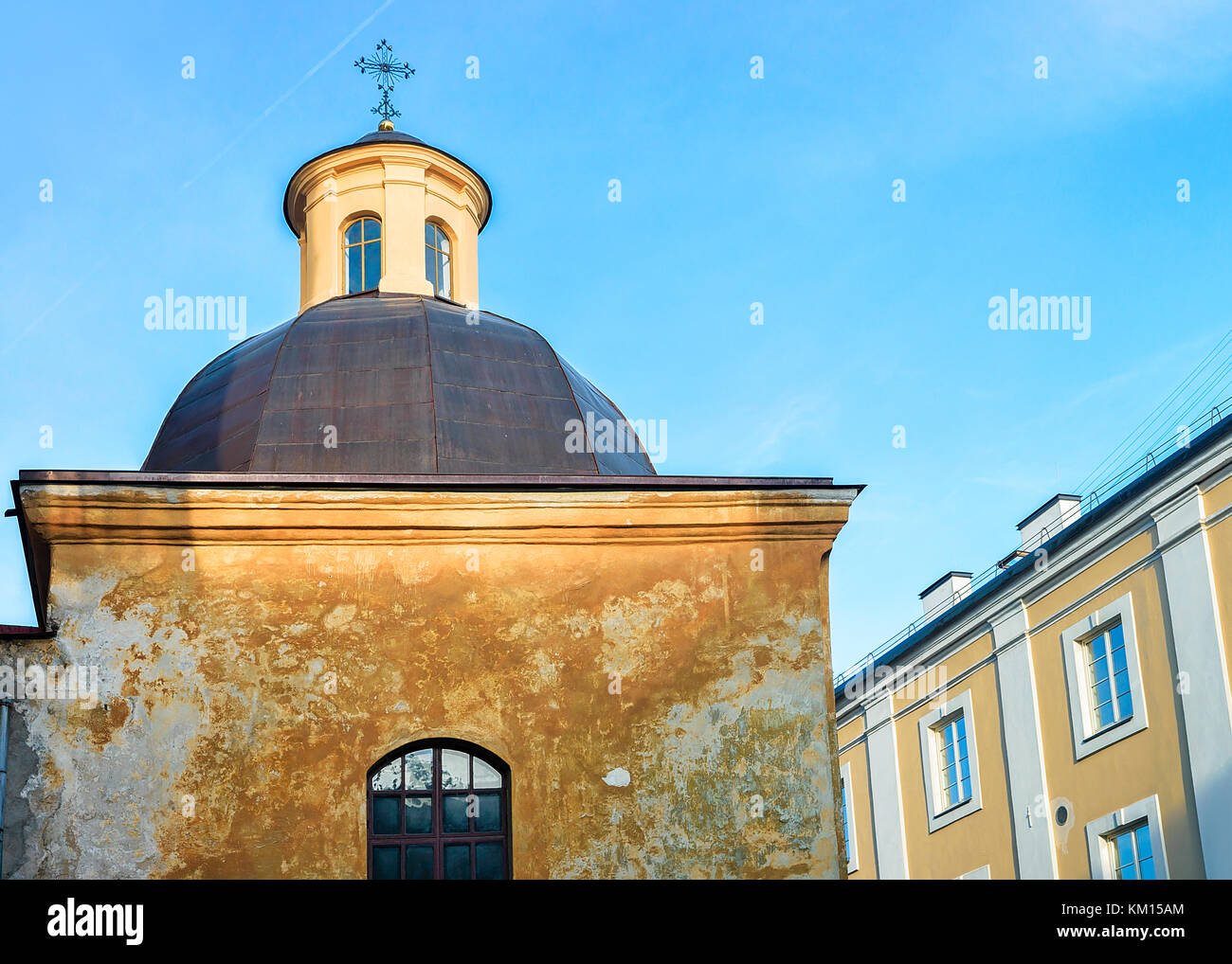 Dome of the Church and monastery of Holy Trinity in the Old city of ...