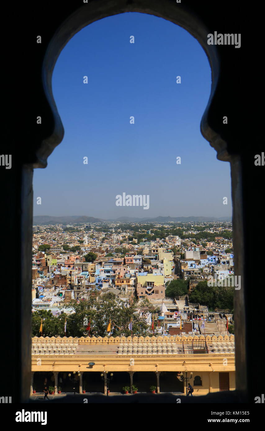 Udaipur downtown cityscape India Stock Photo - Alamy