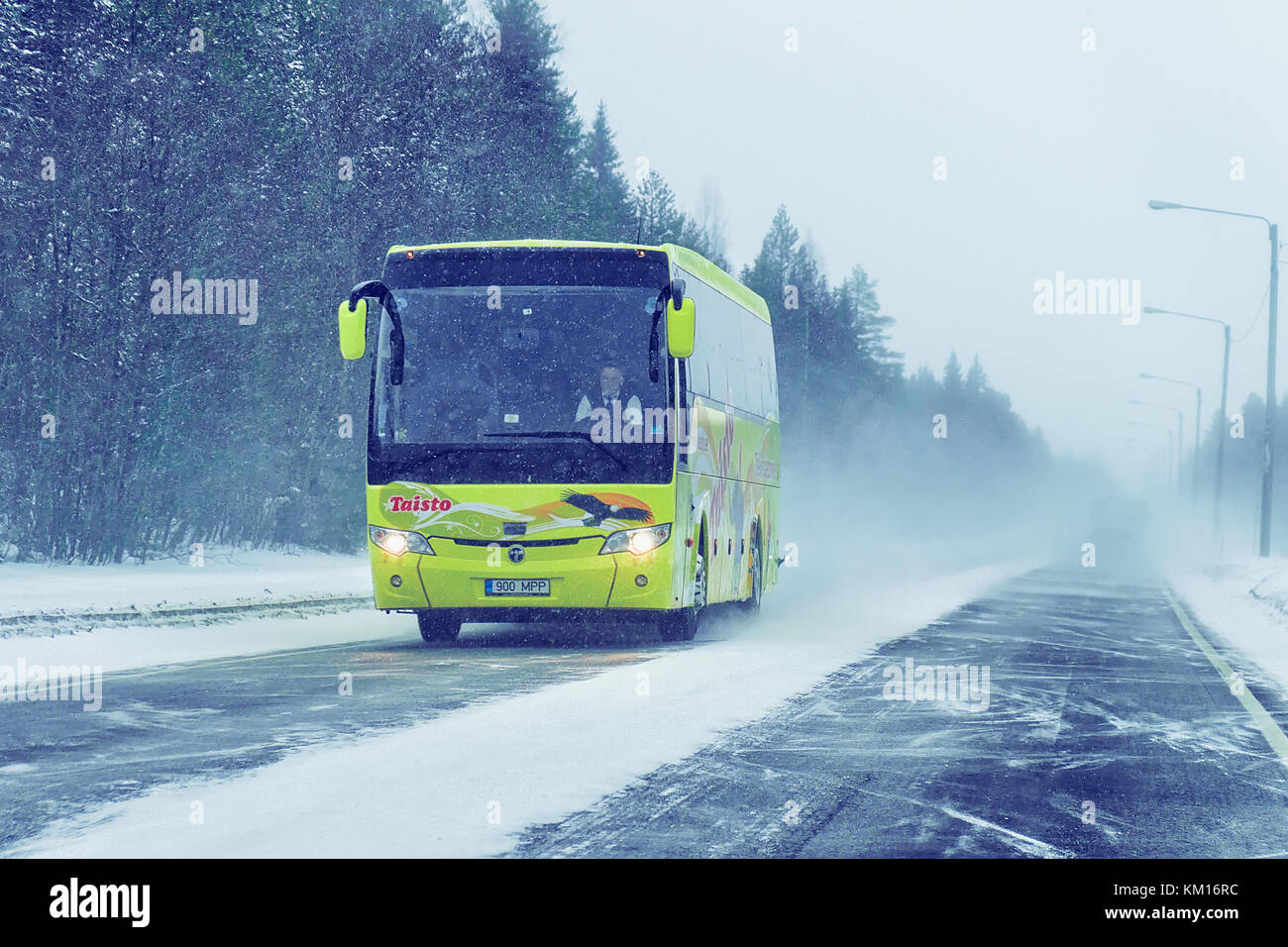 Lapland bus hi-res stock photography and images - Alamy
