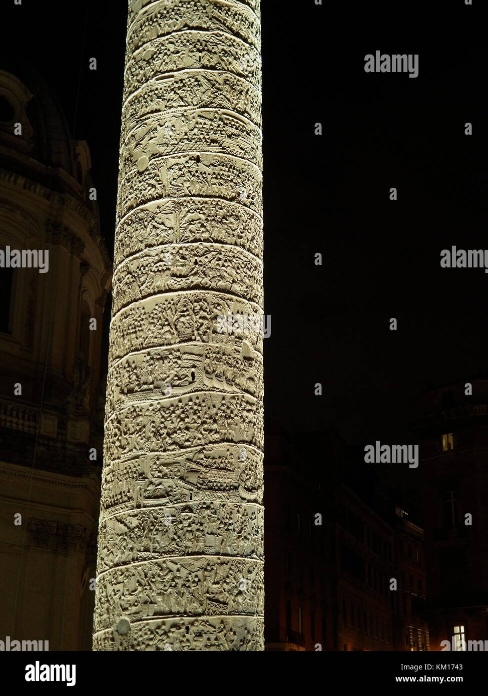 AJAXNETPHOTO. 2015. ROME, ITALY. - ROMAN RUINS - TRAJAN'S COLUMN AND ...