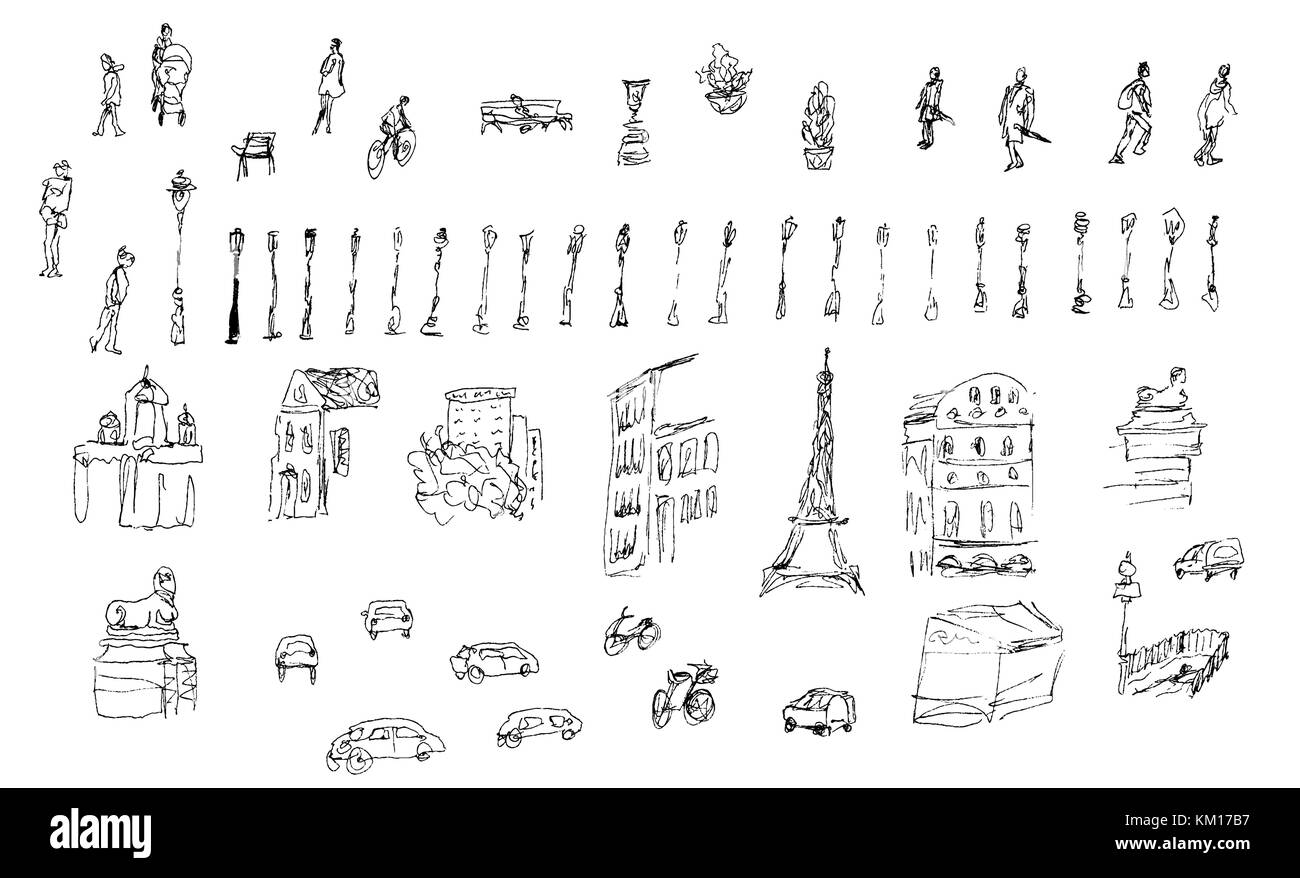 Sketched tower hi-res stock photography and images - Alamy