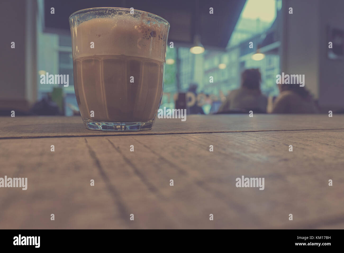 Coffee and work in coffeeshop Stock Photo - Alamy