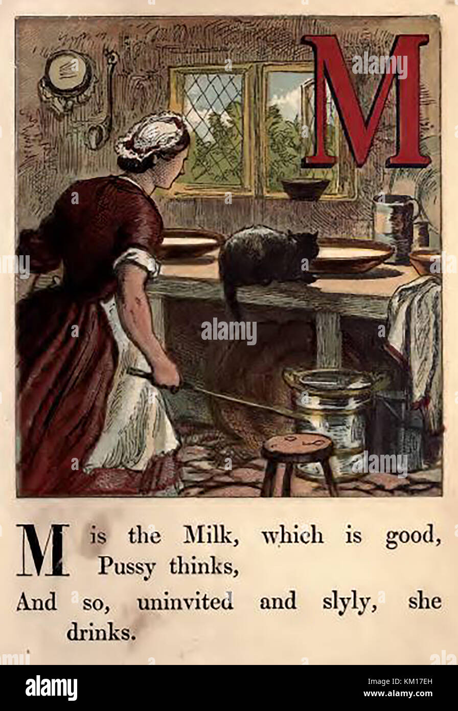 Victorian scullery maid illustration hi-res stock photography and ...