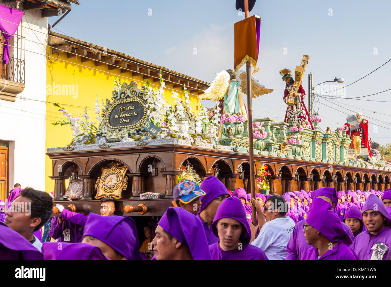 Procession during Lent | Antigua | Guatemala Stock Photo - Alamy