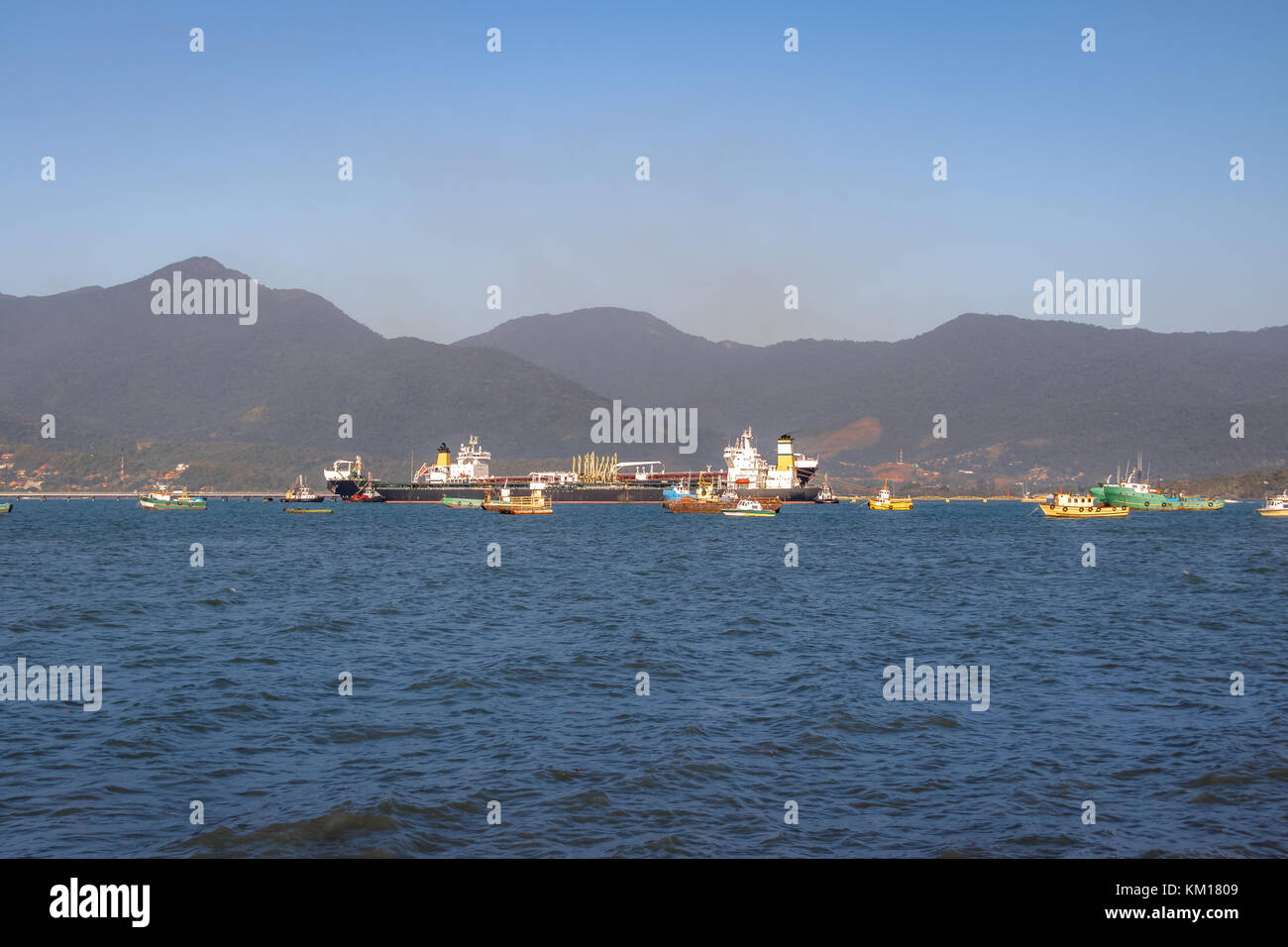 Shuttle Tanker Oil Ship at Sao Sebastiao Canal - Sao Sebastiao, Sao ...