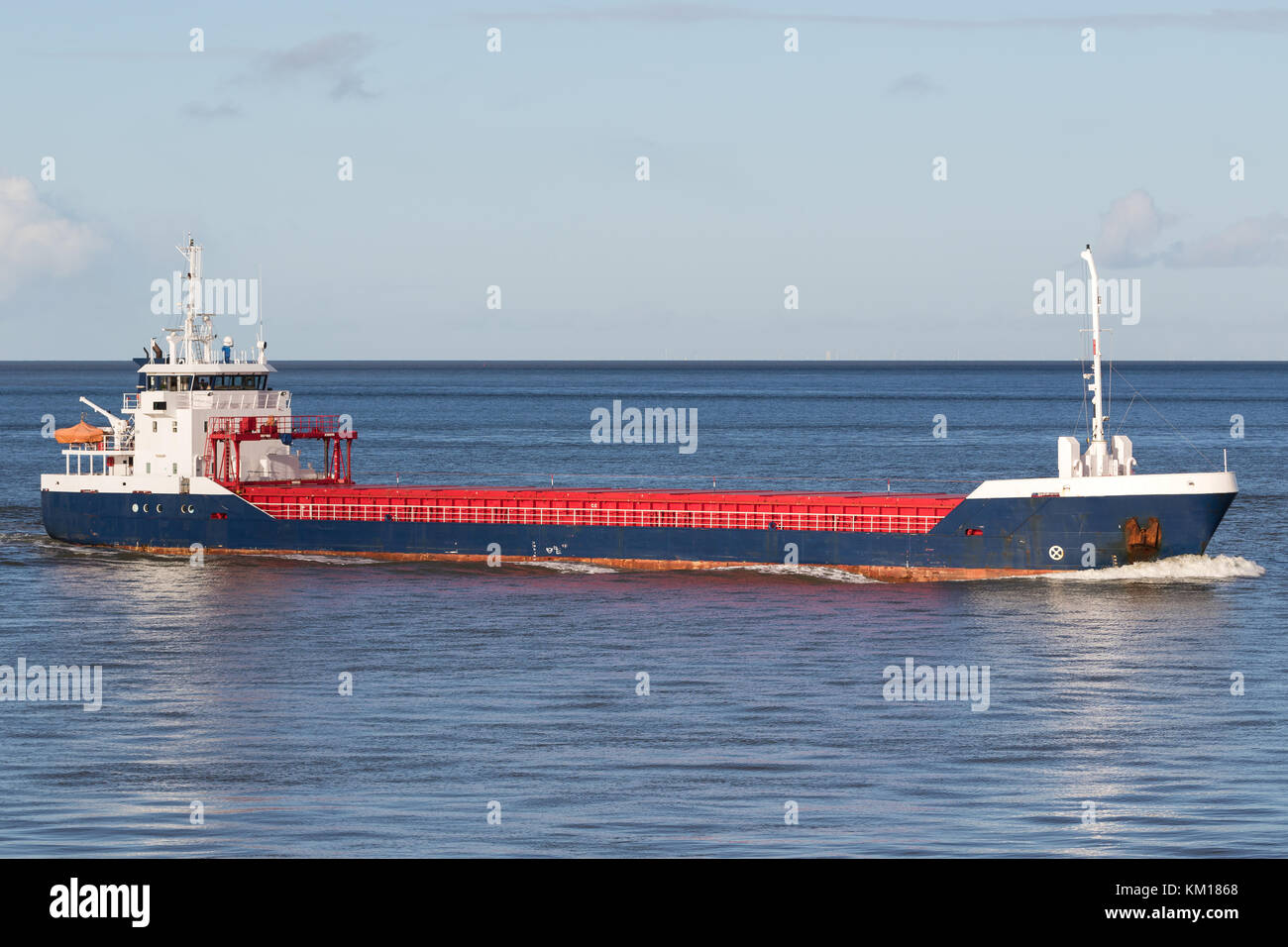 general cargo ship at sea Stock Photo - Alamy