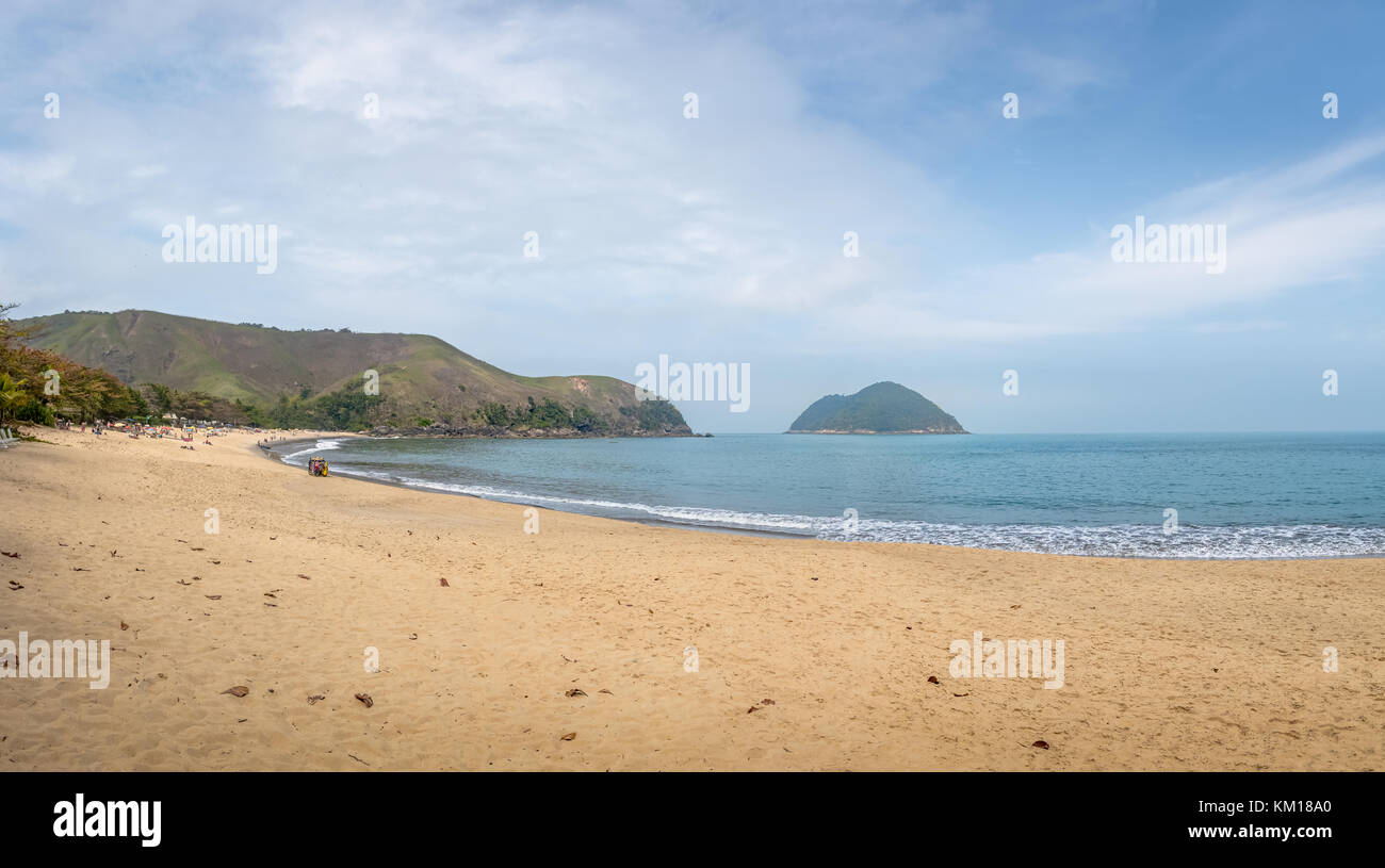 Toque Toque Grande Beach - Sao Sebastiao, Sao Paulo, Brazil Stock Photo ...