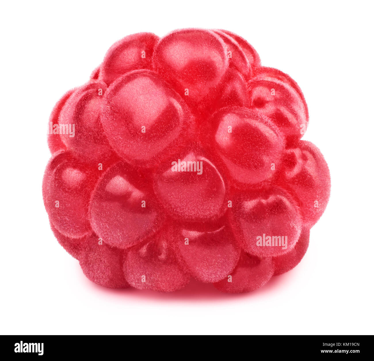 Ripe raspberry isolated Stock Photo - Alamy