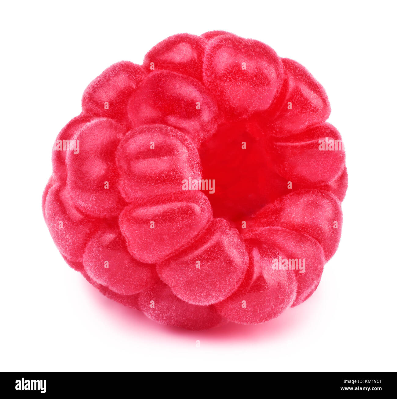 Ripe raspberry isolated Stock Photo - Alamy