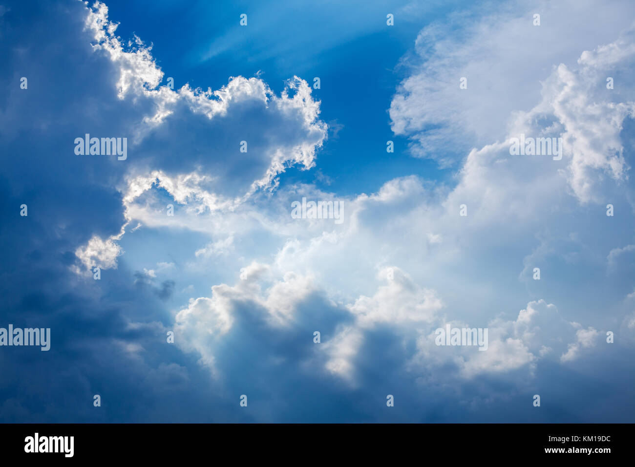 Dramatic clouds in sky Stock Photo - Alamy