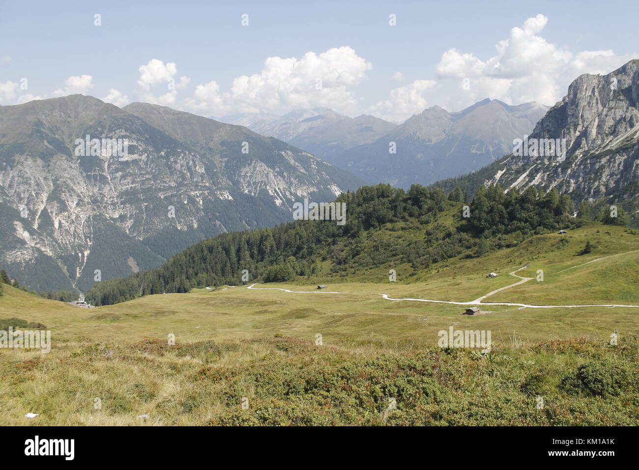 typical alpine landscape in Italy Stock Photo - Alamy