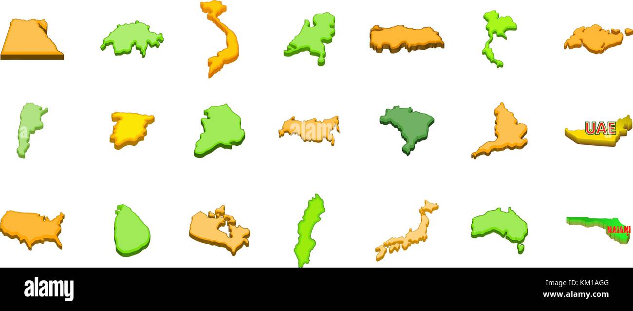 United states map cartoon border Stock Vector Images - Alamy