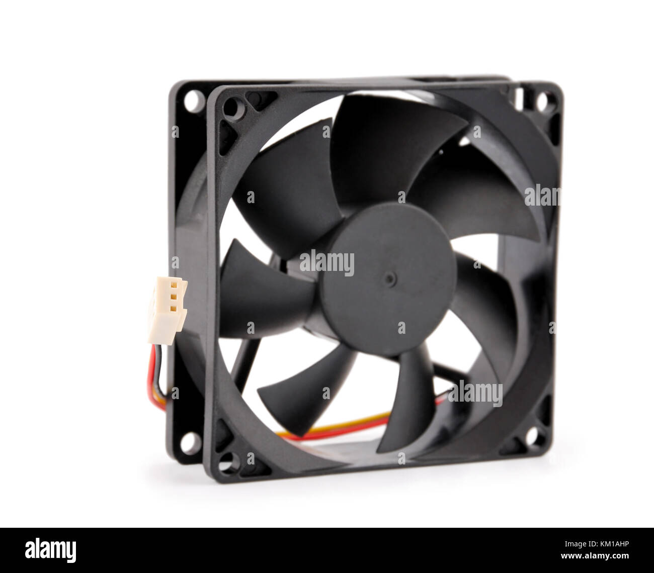 The computer fan isolated on white background Stock Photo - Alamy